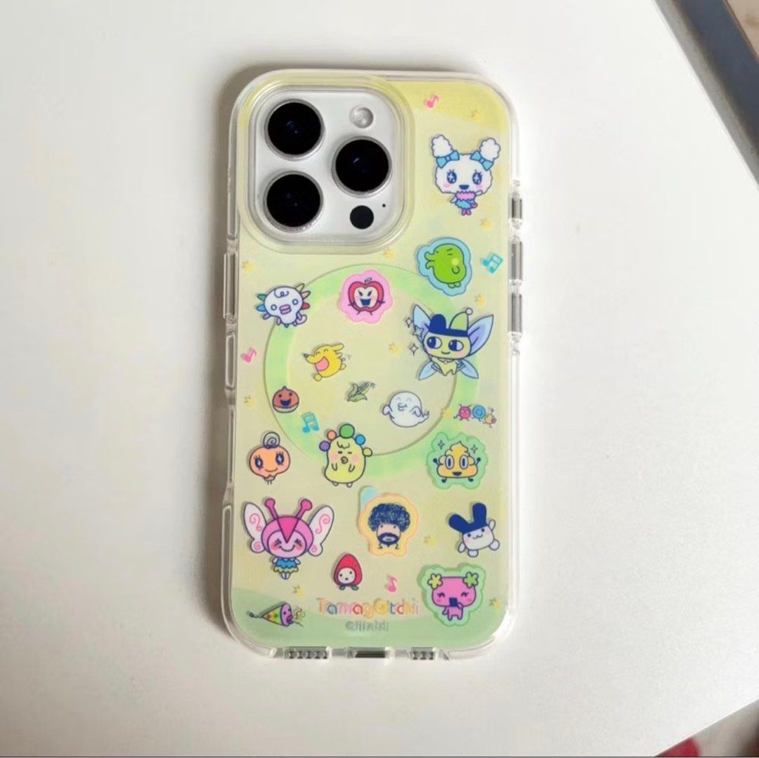 iPhone 14 Pro Max Magsafe Case & Popsocket - Tamagotchi Design, Mobile ...