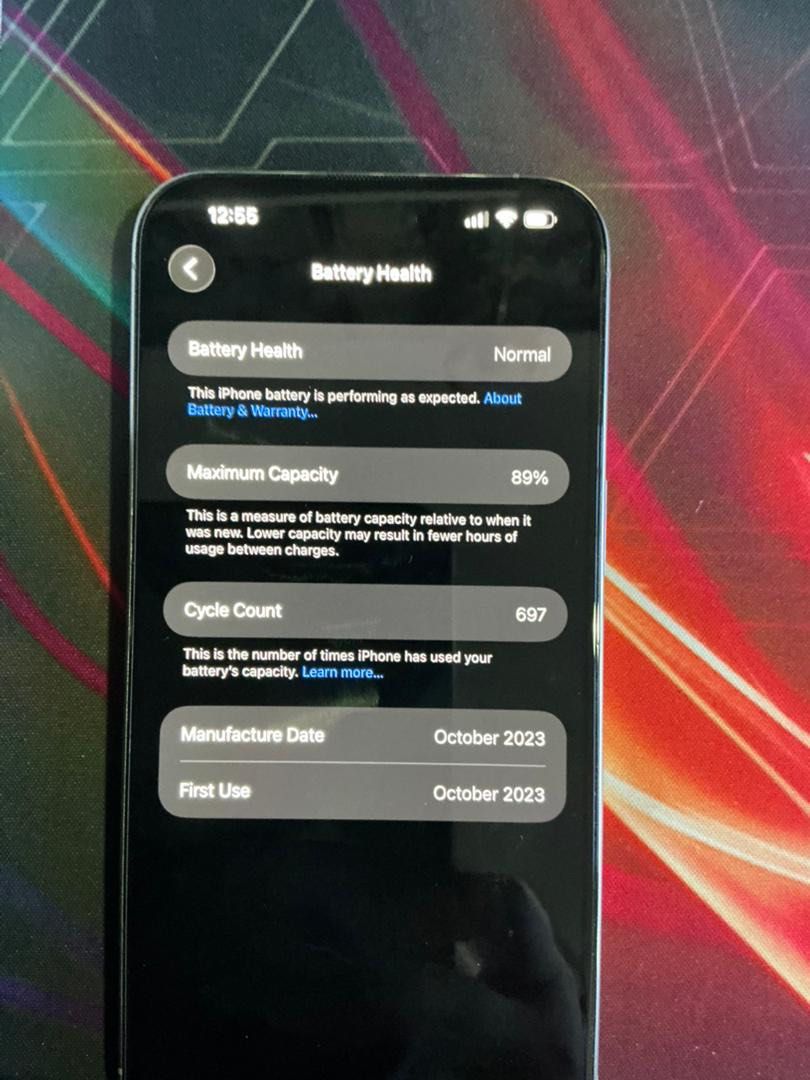 iPhone 15 pro max Silver 256GB, Mobile Phones & Gadgets, Mobile Phones ...