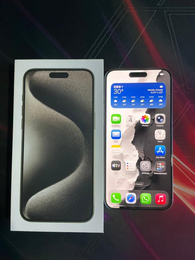 iPhone 15 pro max Silver 256GB, Mobile Phones & Gadgets, Mobile Phones ...