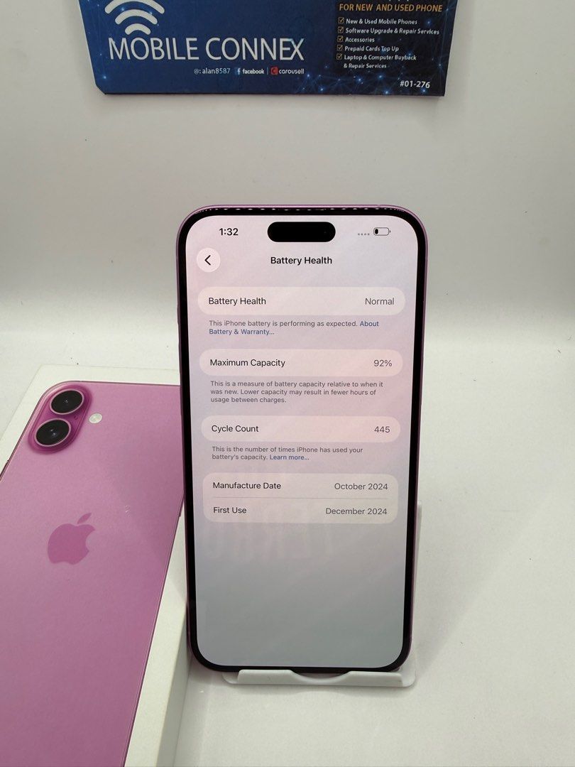 iPhone 16 Plus Pink 128GB, Mobile Phones & Gadgets, Mobile Phones ...