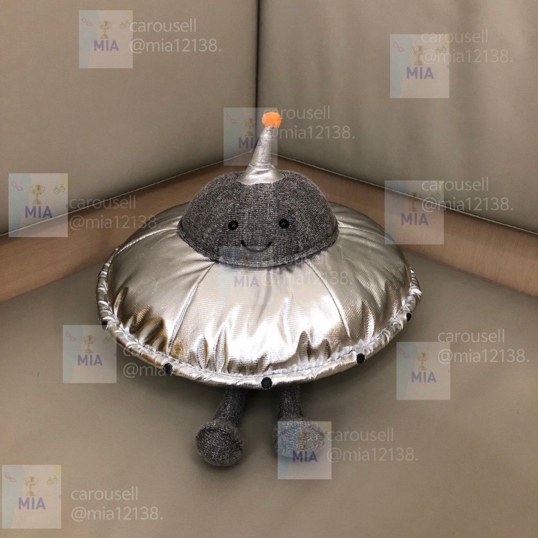 🥇Jellycat Alien UFO Valentine's Day Fun Doll Gift Birthday Gift Plush ...