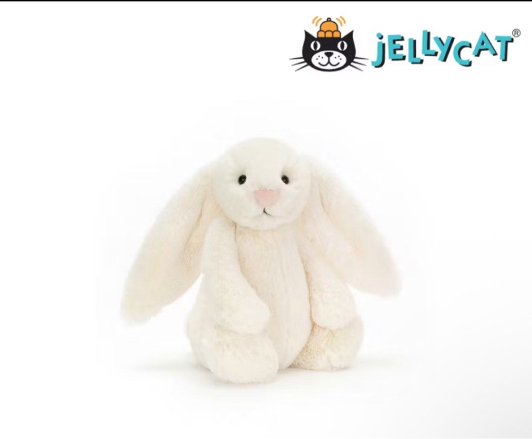 Jellycat Bashful Cream Bunny, Hobbies & Toys, Toys & Games on Carousell