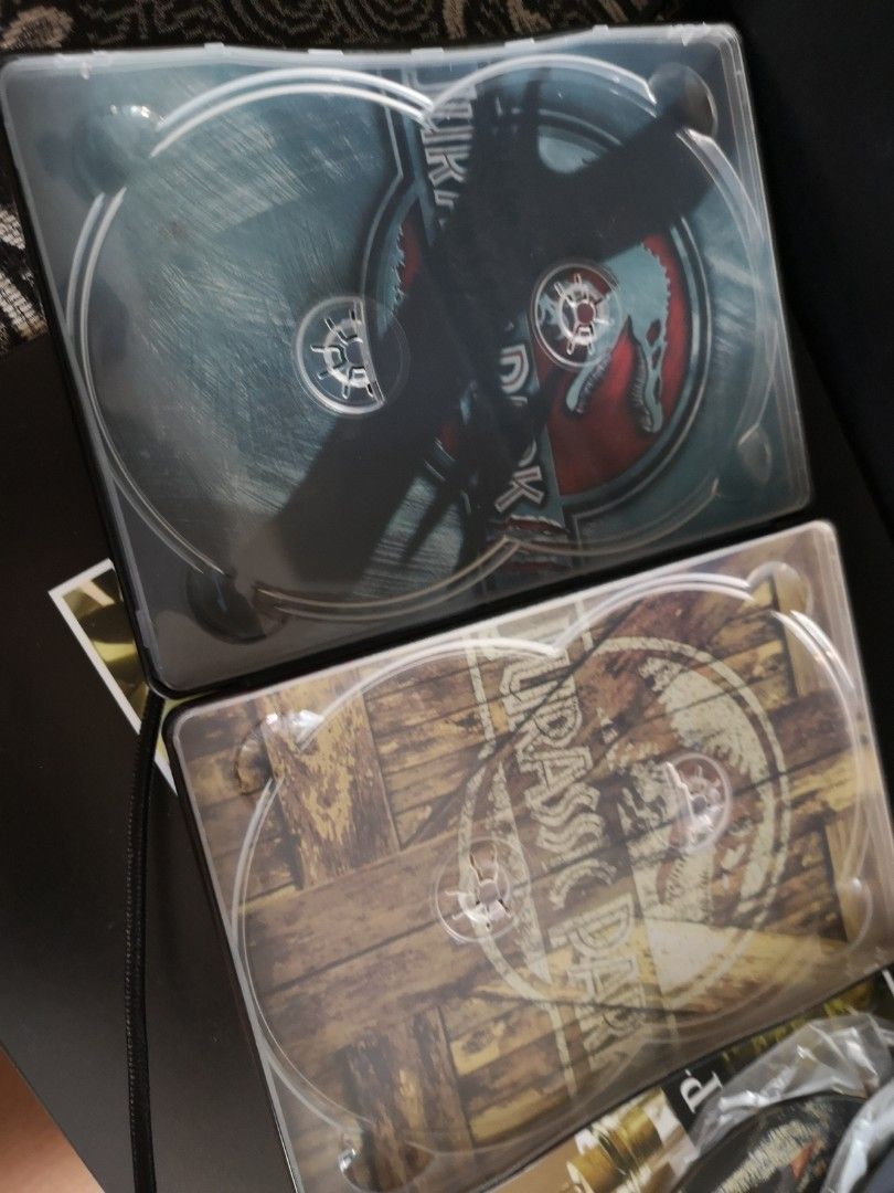 Jurassic Park 1-3 Blu-ray Steelbook Set, Hobbies & Toys, Music & Media ...