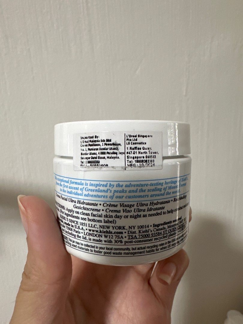 Kiehls Ultra Facial Cream 50ml, Beauty & Personal Care, Face, Face Care ...