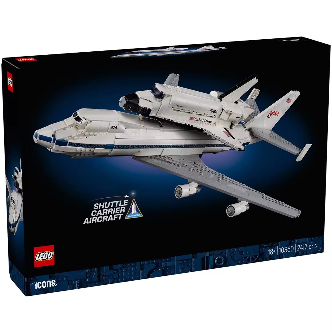 LEGO Icons 10360 Shuttle Carrier Aircraft Set, Hobbies & Toys, Toys ...