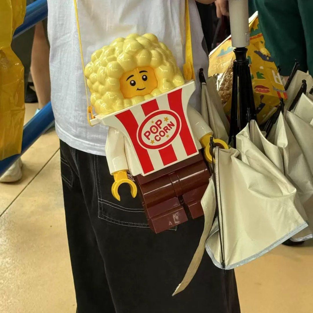 Lego Popcorn Bucket, Hobbies & Toys, Toys & Games on Carousell
