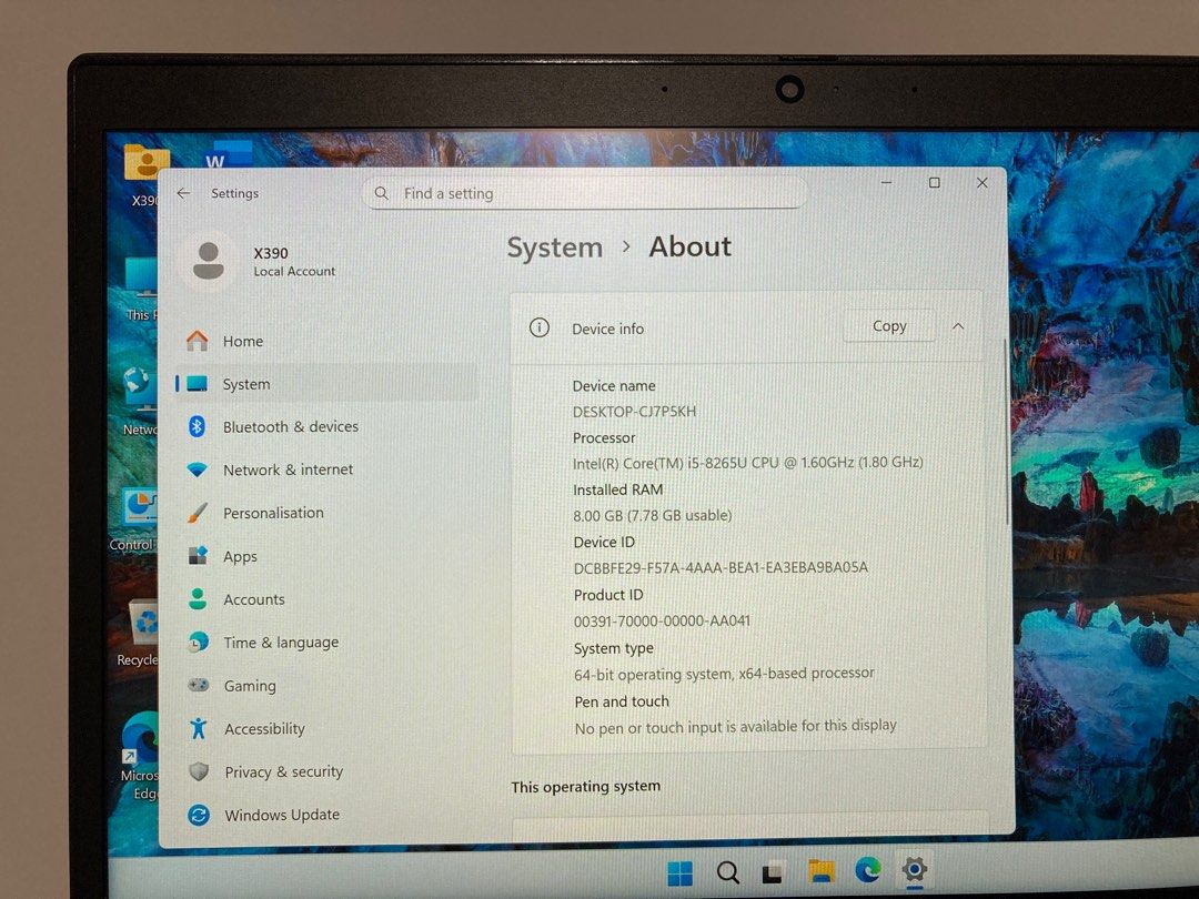 Lenovo ThinkPad X390 Laptop, Win 11, Portable, Lightweight, Computers ...