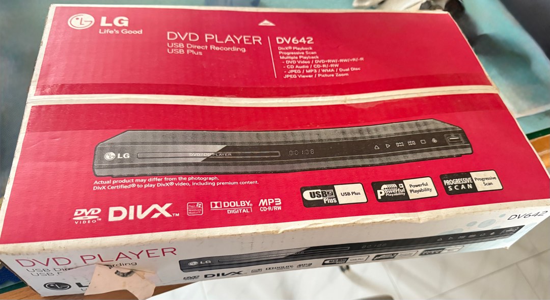LG DV642 DVD Player with USB Direct Recording, TV & Home Appliances, TV ...