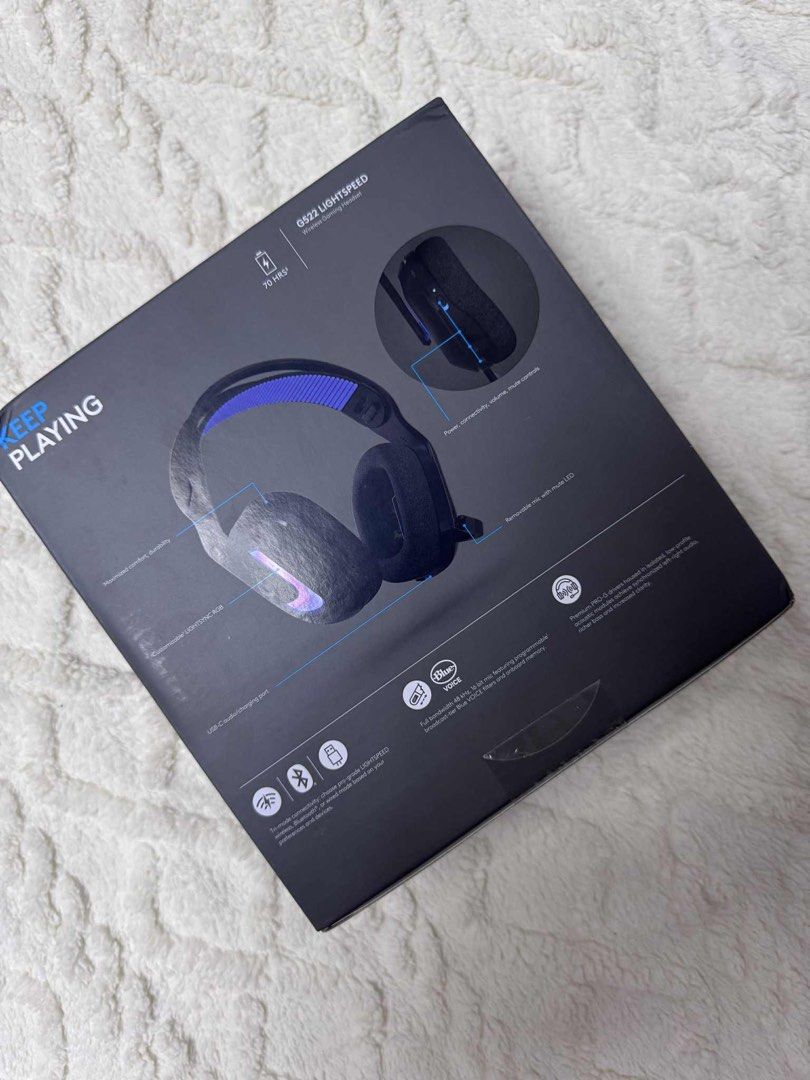 Logitech G522 Lightspeed Wireless Gaming Headset, Audio, Headphones ...