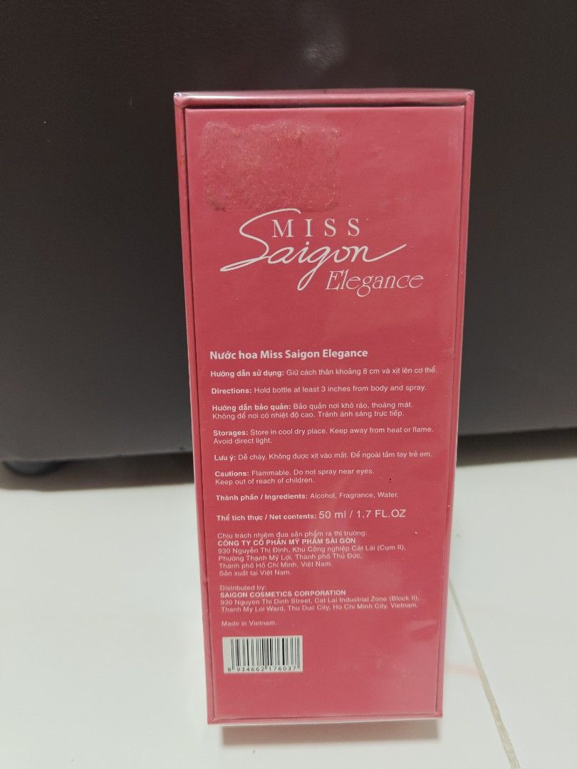 Miss Saigon Elegance Ruby Eau De Parfum, Beauty & Personal Care ...