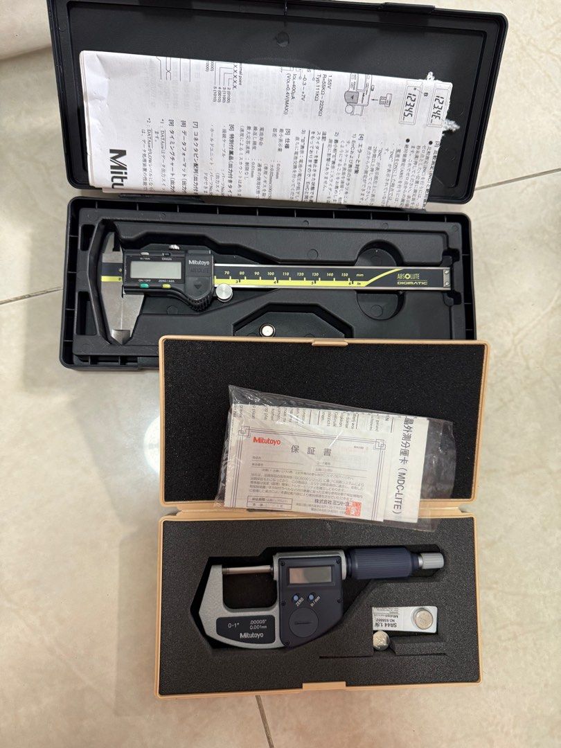 Mitutoyo Vernier & Micrometer, Hobbies & Toys, Stationery & Craft ...