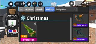 mm2 evergun and evergreen, Video Gaming, Gaming Accessories, In-Game ...