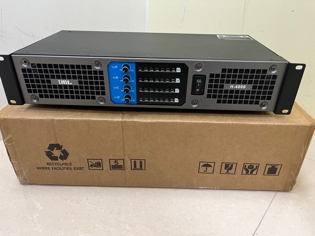 New Power Amplifier 1000Wattx4 4 Channel Class D, Hobbies & Toys, Music ...