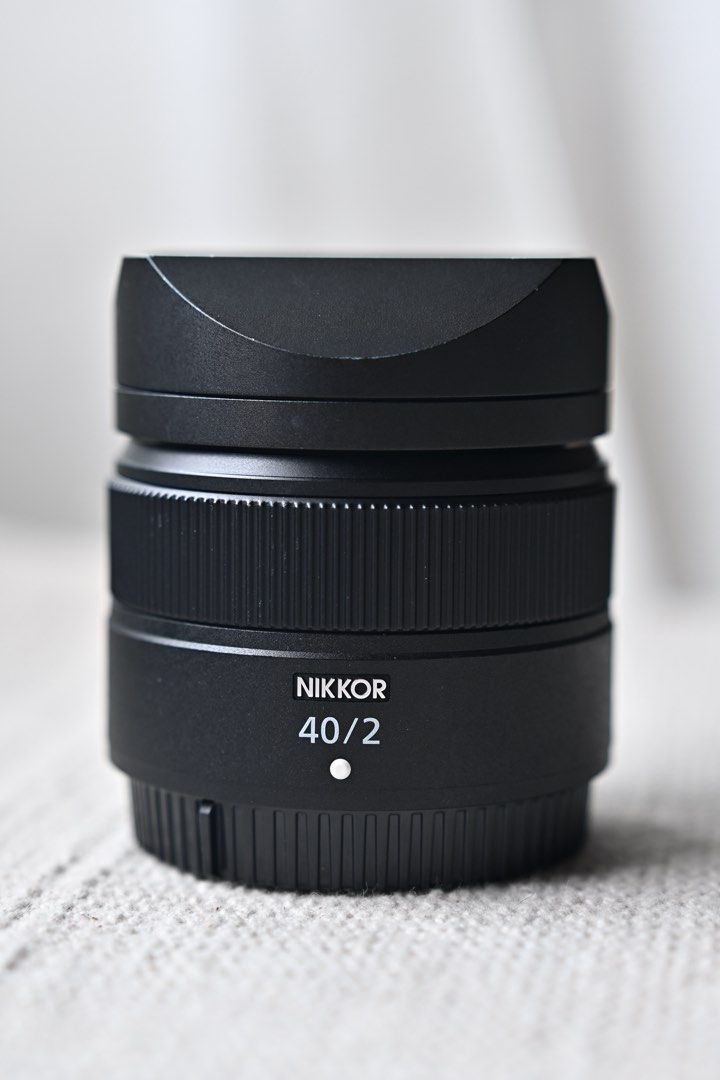 Nikkor Z 40mm f/2 + JJC UV filter + Square lens hood (metal ...