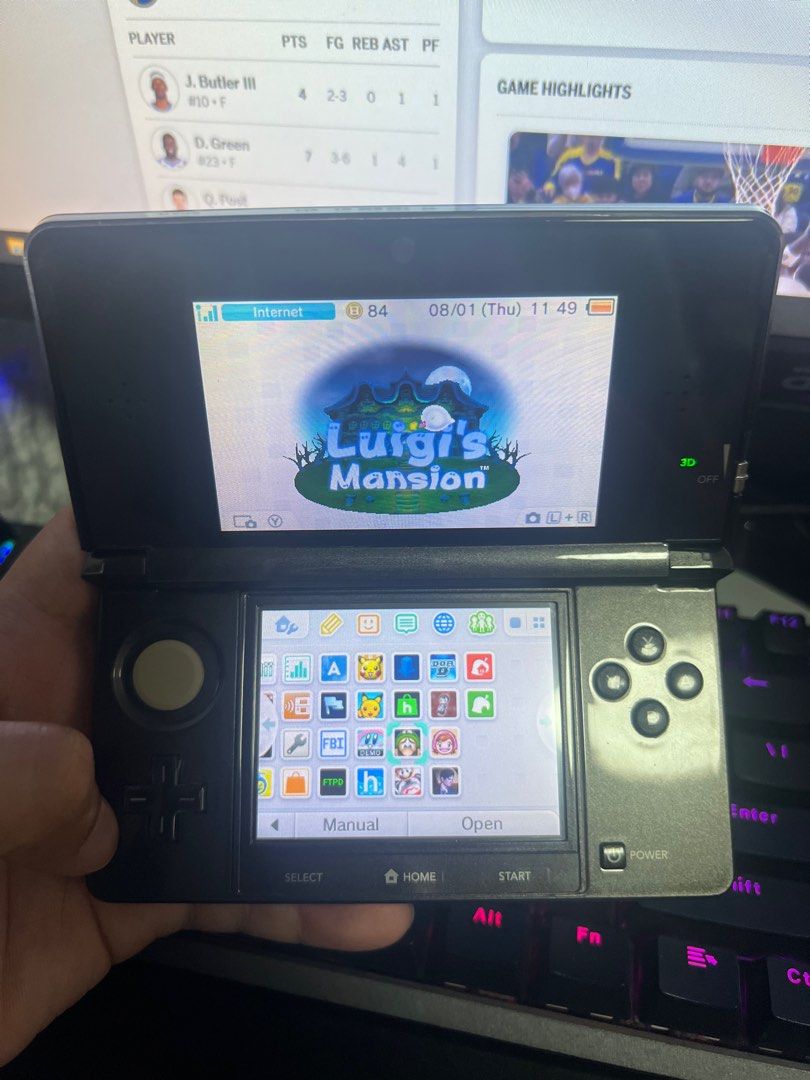 Nintendo 3ds black 128gb cfw, Video Gaming, Video Game Consoles ...