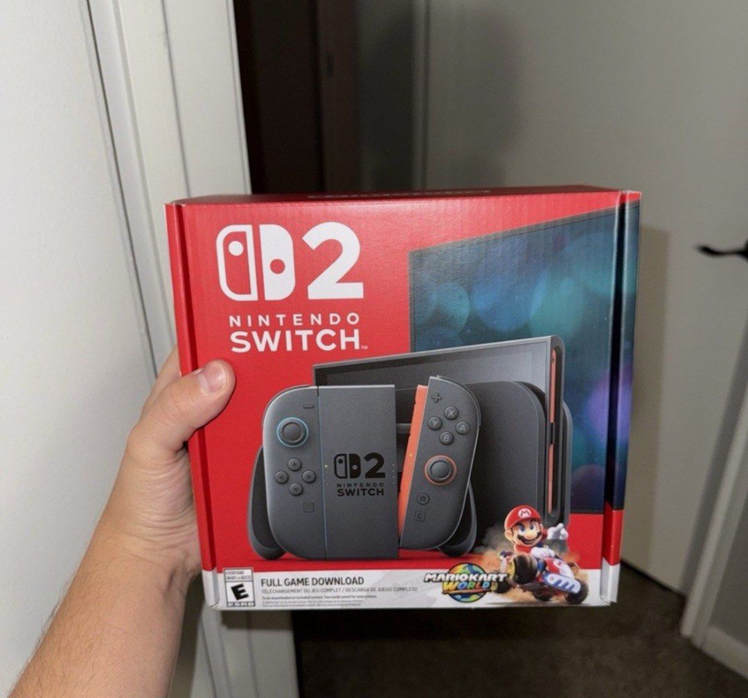 Nintendo switch 2 + Mario Cart world Bundle, Video Gaming, Video Game ...