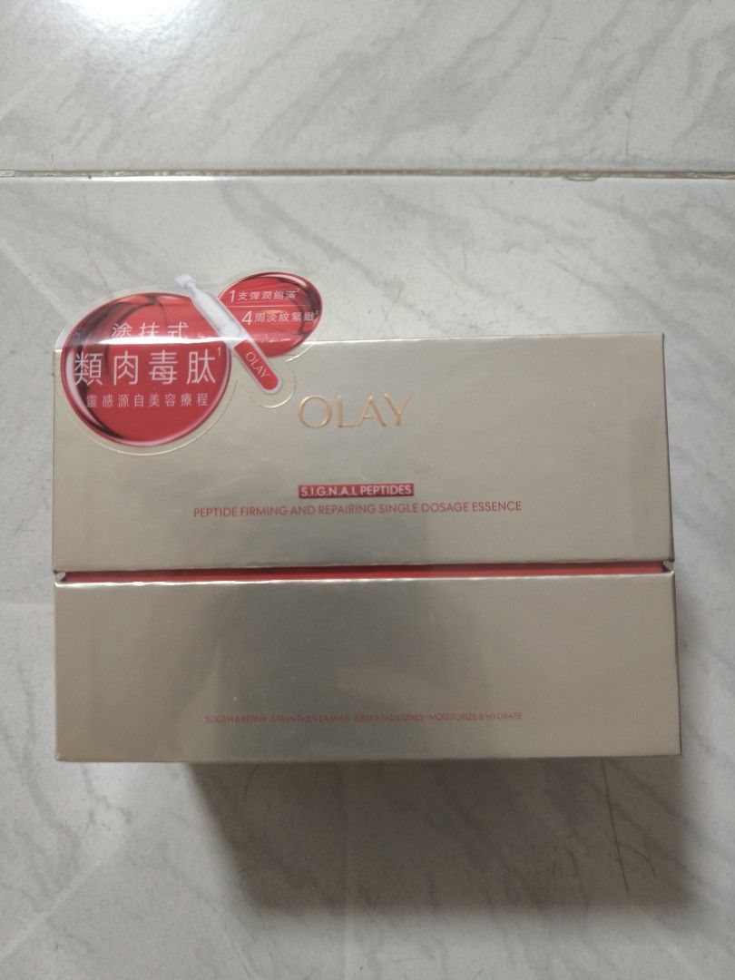 Olay peptide firming and repairing single dosage essence 1.2ml x 30, 美容 ...