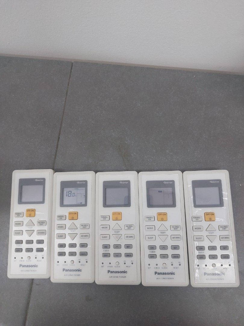 Panasonic Air Conditioner Remote Controls, TV & Home Appliances ...