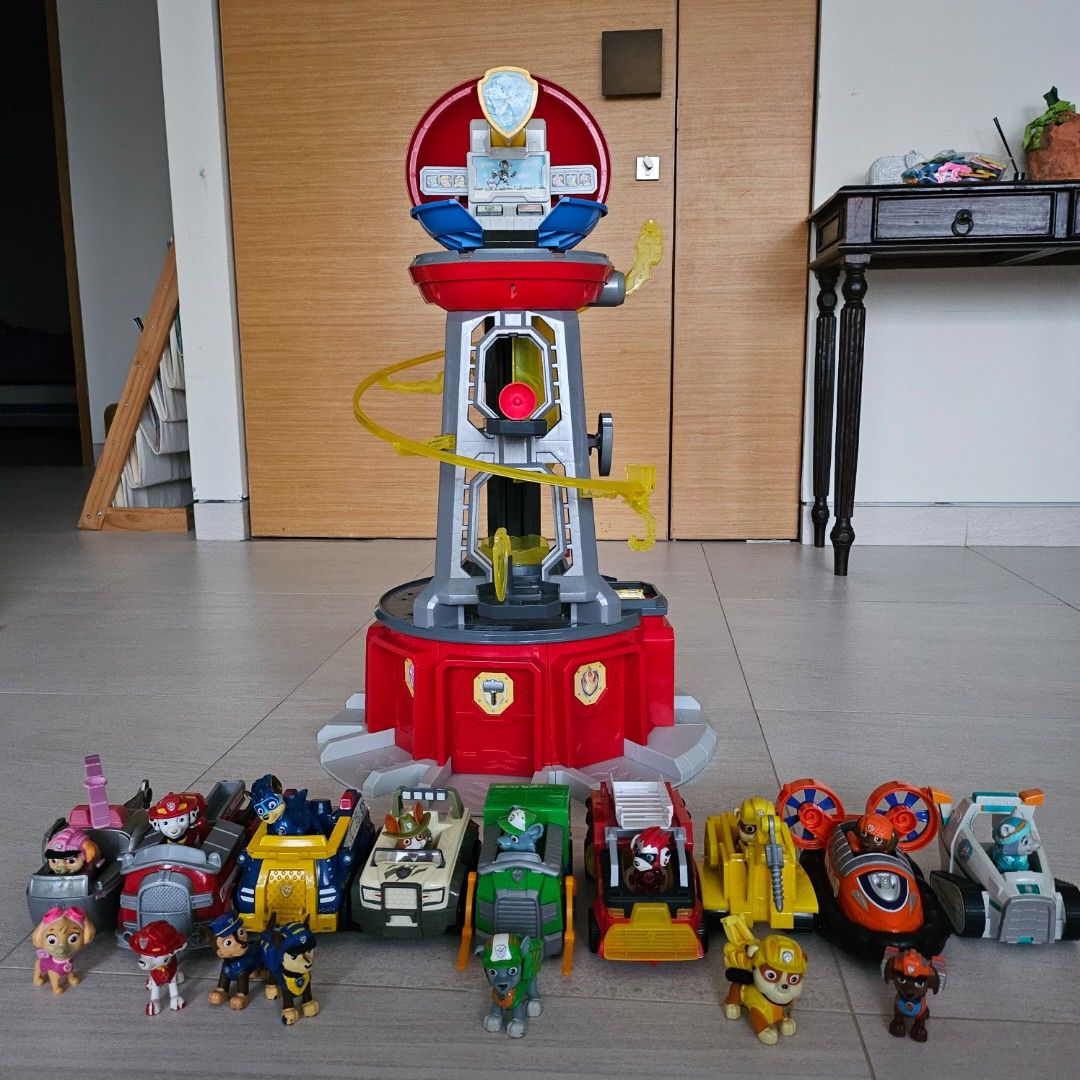 Paw Patrol Lookout Tower Playset with Vehicles, Hobbies & Toys, Toys ...