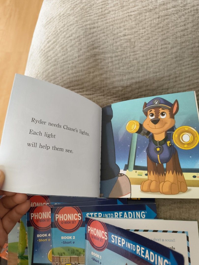Paw Patrol Phonics Step Into Reading Books Set, Hobbies & Toys, Books ...