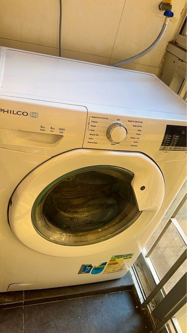 Philco Washing Machine PWD614RS, 家庭電器, 洗衣機及乾衣機 - Carousell