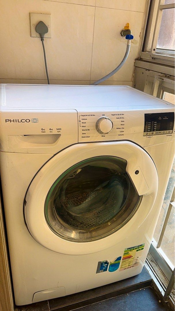 Philco Washing Machine PWD614RS, 家庭電器, 洗衣機及乾衣機 - Carousell