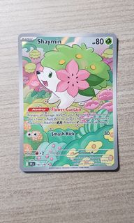 Shaymin EX Pokemon Card, Hobbies & Toys, Toys & Games on Carousell