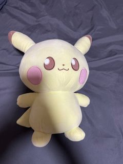 Pokemon Pikachu Plushie in Pink Pouch, Hobbies & Toys, Toys & Games on ...