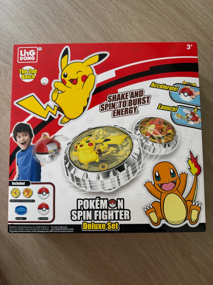 Pokemon Spin Fighter Deluxe Set Series 2, Hobbies & Toys, Toys & Games ...