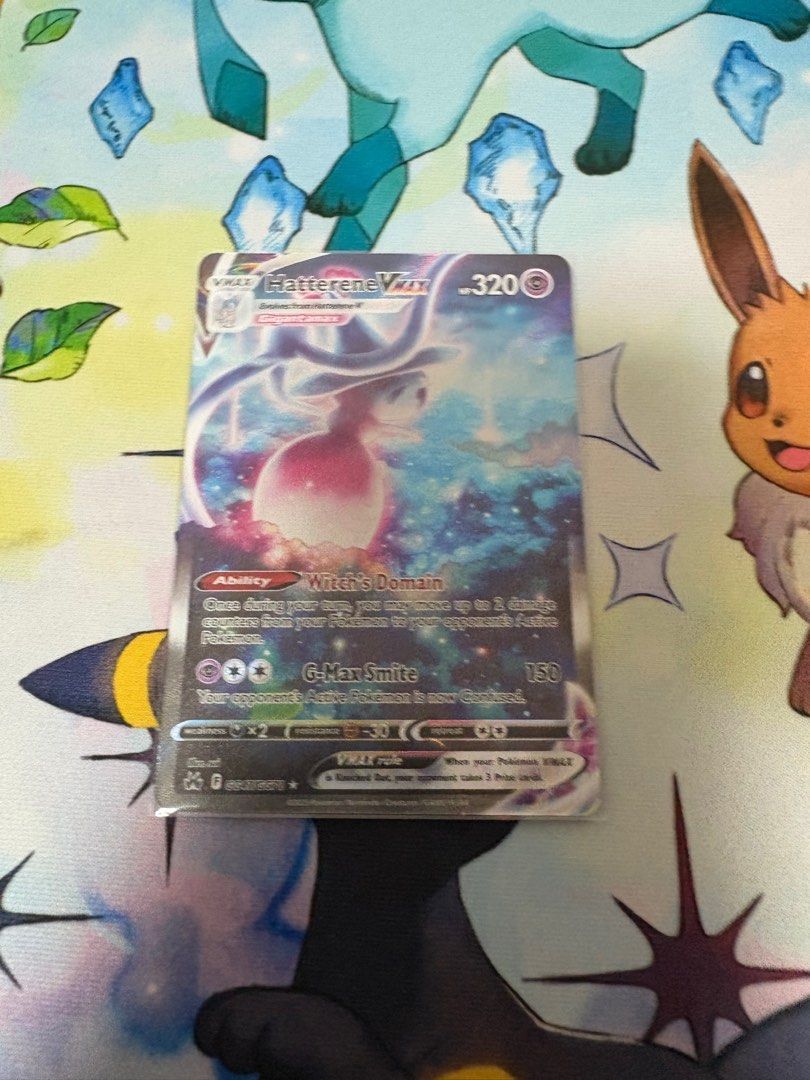 Pokémon Crown Zenith Hatterene Vmax Pokemon, Hobbies & Toys, Toys ...