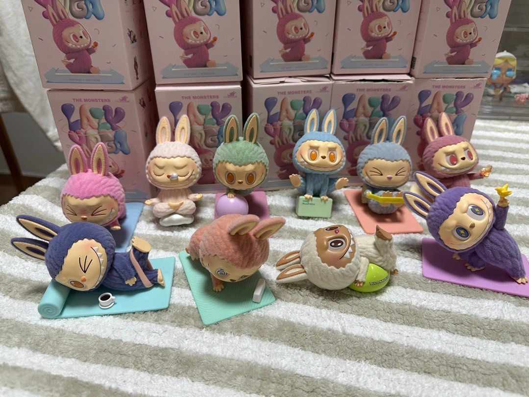 Pop Mart The Monsters Yoga Series Blind Box Figures, Hobbies & Toys ...