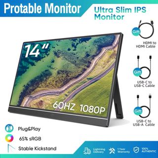 Powerology Ultra-Slim Portable Monitor, Computers & Tech, Parts ...