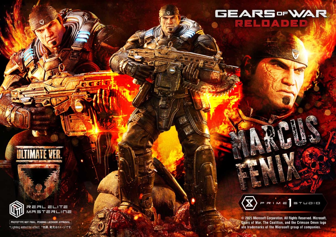 REMGEARS-01UTS Prime 1 Studio Marcus Fenix (Gears of War: Reloaded ...