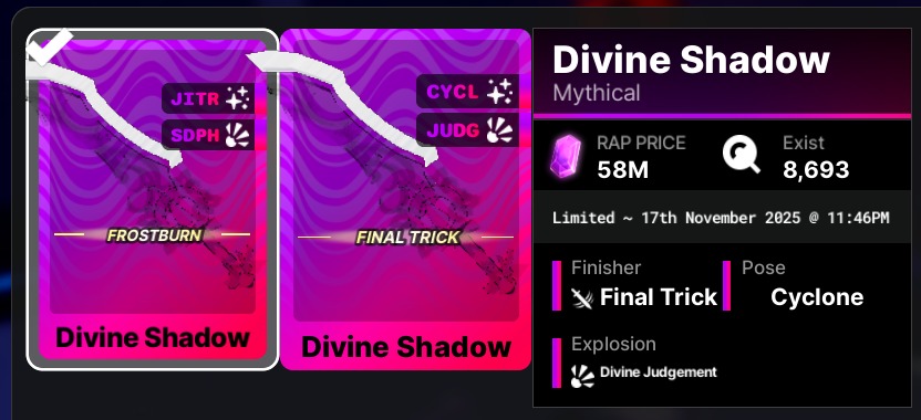 [Roblox - Death Ball] Divine shadow, Video Gaming, Gaming Accessories ...