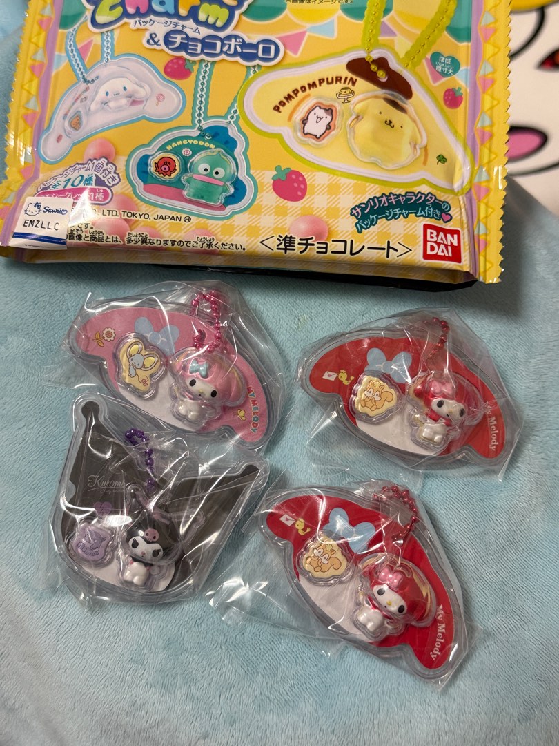 Sanrio Character Package Charm (Melody) (Kuromi) (Wish Me Well) , Women ...