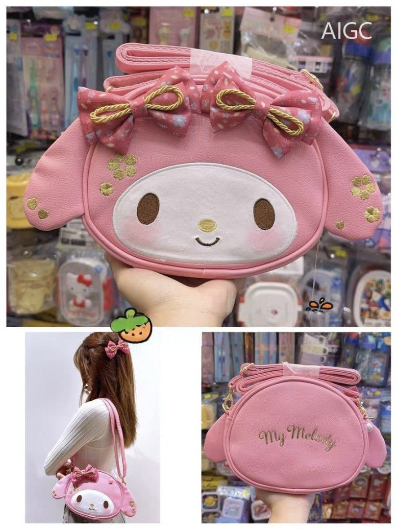 Sanrio My Melody & Kuromi Crossbody Bag, Women's Fashion, Bags ...