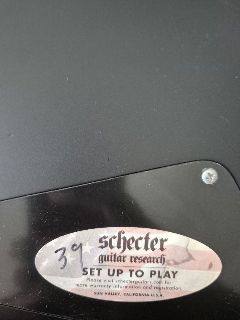 Schecter Guitar - Black Electric Guitar, Hobbies & Toys, Music & Media ...