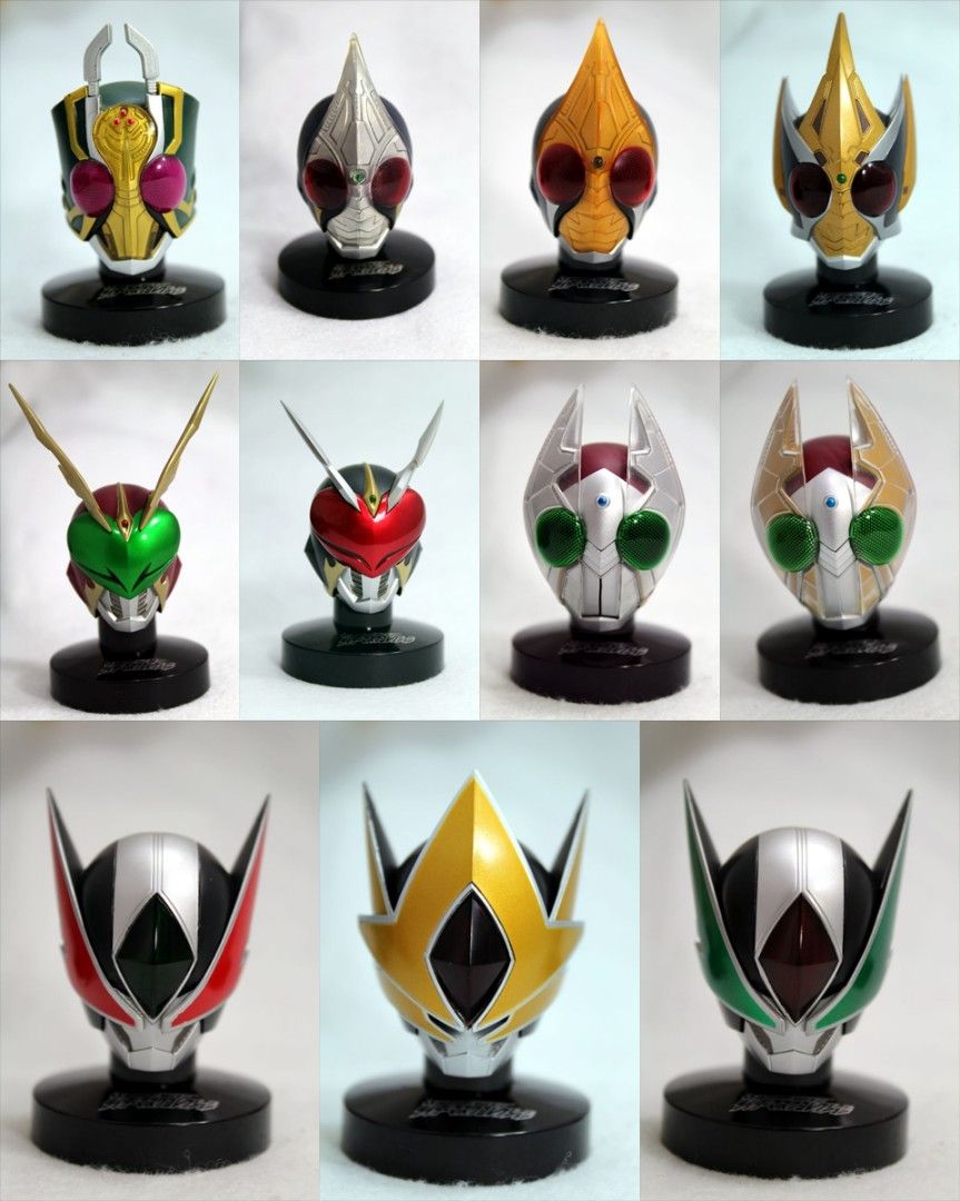 [SET] Rider Mask Collection (RMC) - Kamen Rider Blade, Hobbies & Toys ...