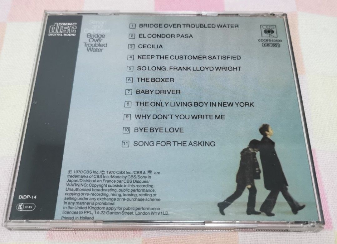 Simon & Garfunkel - Bridge Over Troubled Water CD, Hobbies & Toys ...