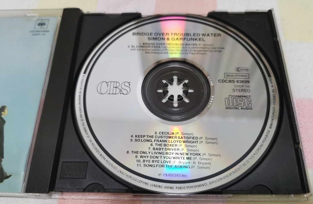 Simon & Garfunkel - Bridge Over Troubled Water CD, Hobbies & Toys ...