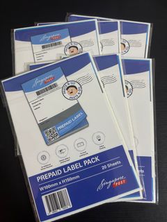 Singpost Singapore Post Prepaid Labels, Hobbies & Toys, Memorabilia ...