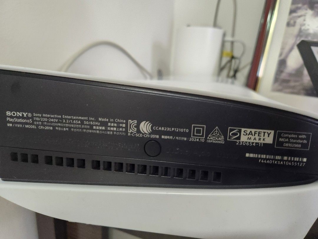 Sony PlayStation 5 Console - White, Video Gaming, Video Game Consoles ...