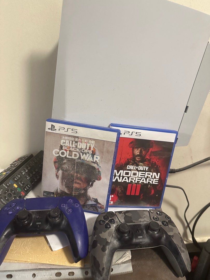 Sony PlayStation 5 Console with Games and Controllers, Video Gaming ...