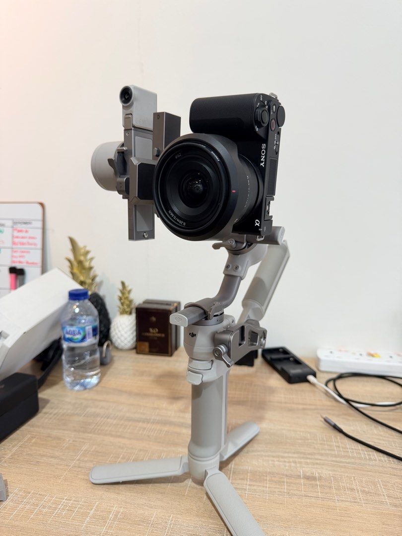 sony zv-e10 ii aps-c vlog camera + dji rs4 mini gimbal, Photography ...
