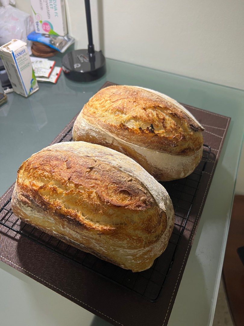 Homemade Sourdough Bread Loaf, Food & Drinks, Homemade Bakes on Carousell