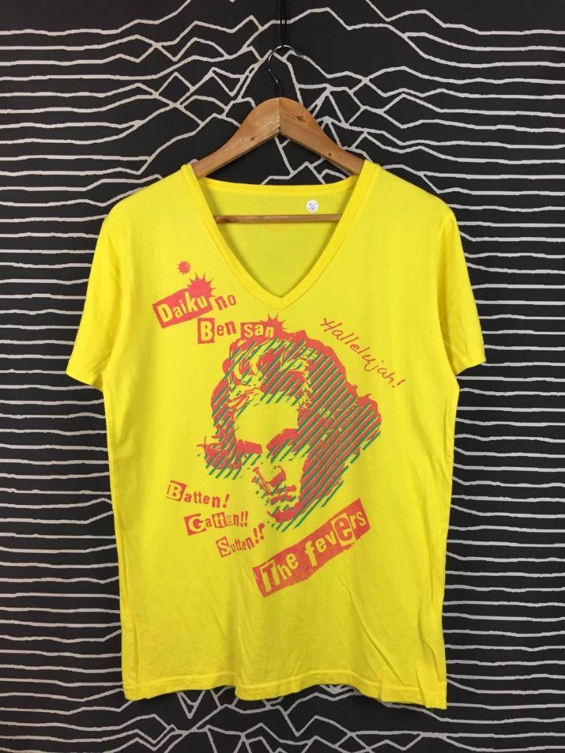 The Fevers Japanese Rock Band Daiku no Ben-san Tee, Men's Fashion, Tops ...