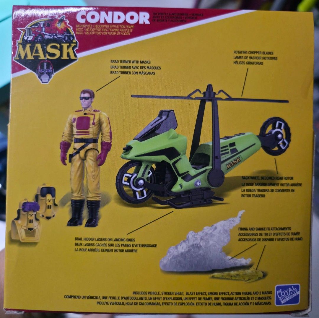 The Loyal Subjects M.A.S.K. Condor Action Figure with Brad Tuner ...