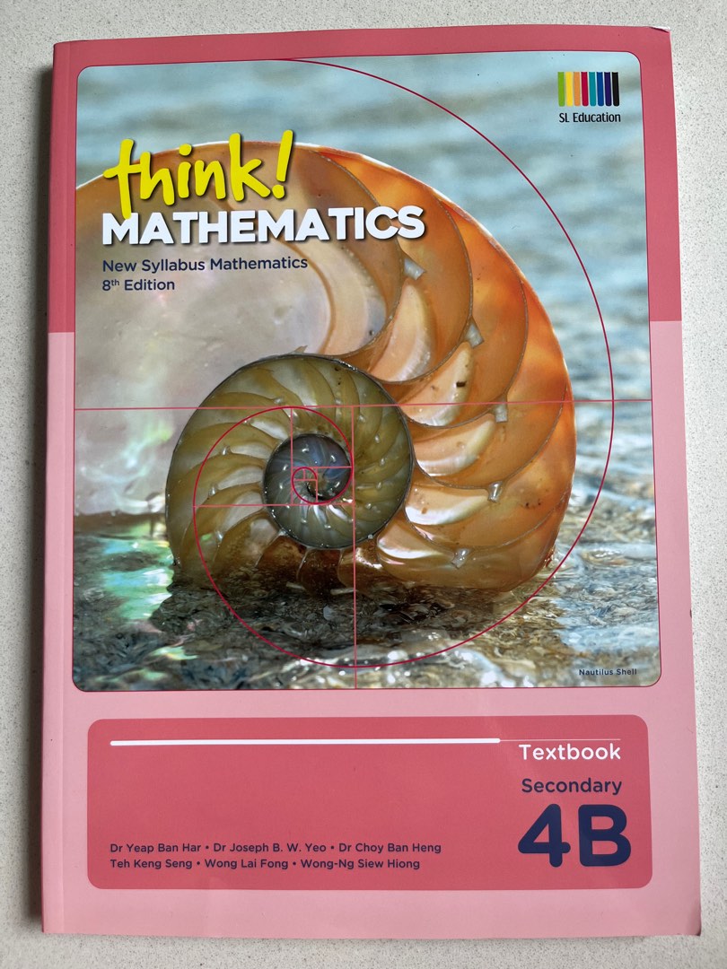 Think! Mathematics Secondary 4B Textbook, Hobbies & Toys, Books ...