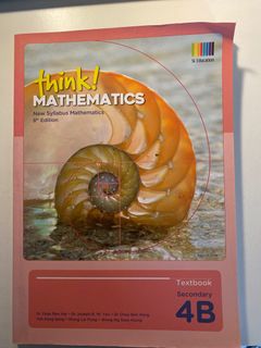Think! Mathematics Secondary 8th edition 4A Textbook, Hobbies & Toys ...