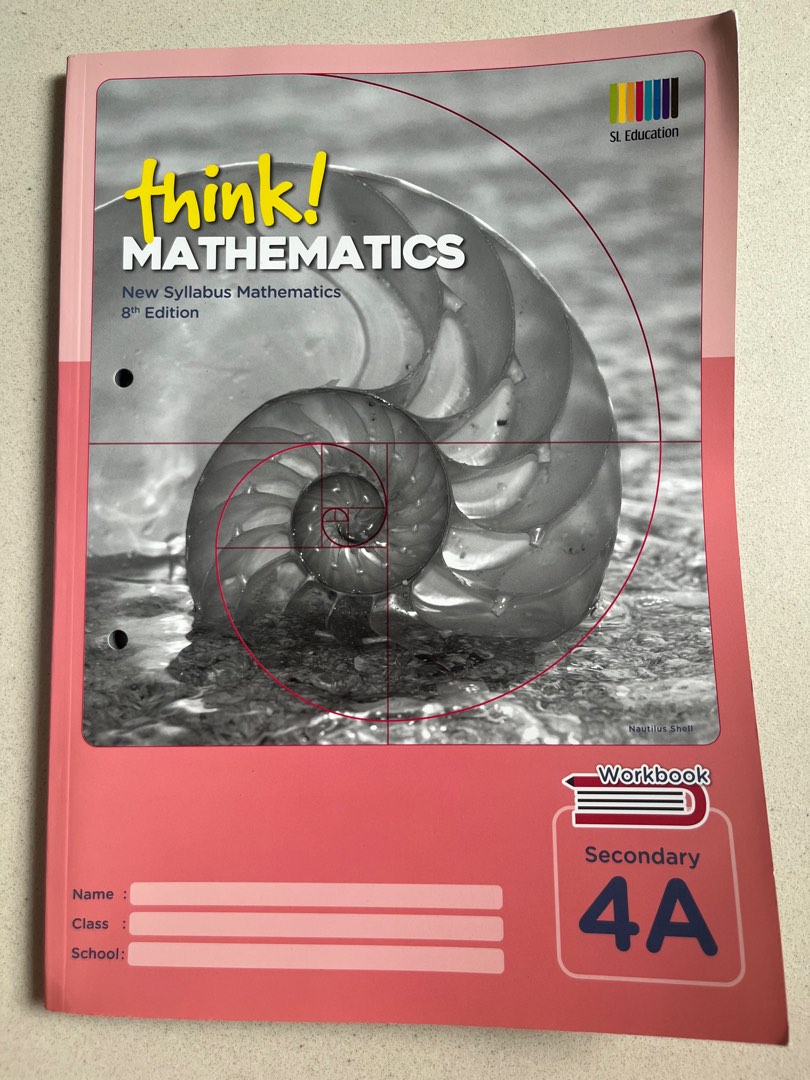 Think! Mathematics Workbook Secondary 4A, Hobbies & Toys, Books ...
